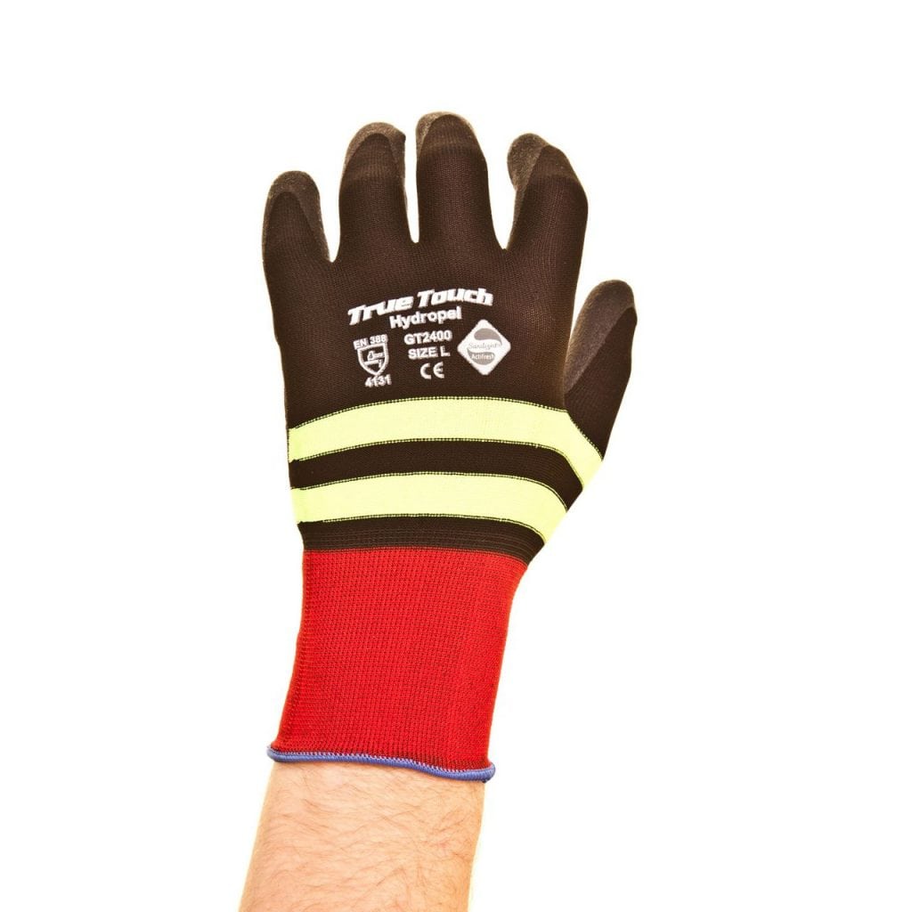 TrueTouch Hydropel Black / Hi Vis Gloves - MG Safety