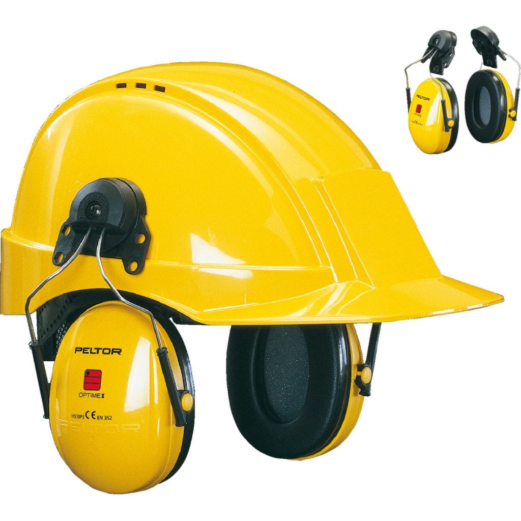 3M Peltor Optime 1 Ear Muff / Defender Helmet Attachment - MG Safety